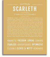 Scarleth | Name Art Print – Name Stories