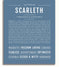 Scarleth | Name Art Print – Name Stories
