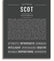 Scot | Name Art Print – Name Stories