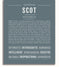 Scot Personalized Name Meaning Art Prints – Name Stories
