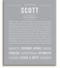 Scott | Name Art Print – Name Stories
