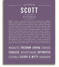Scott | Name Art Print – Name Stories