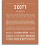 Scott | Name Art Print – Name Stories
