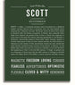 Scott | Name Art Print – Name Stories