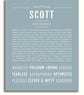 Scott | Name Art Print – Name Stories