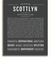 Scottlyn | Name Art Print – Name Stories