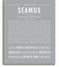 Seamus Personalized Name Meaning Art Prints – Name Stories
