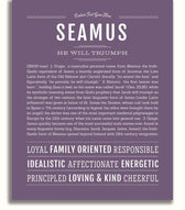 Seamus | Name Art Print – Name Stories