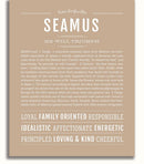 Seamus | Name Art Print – Name Stories