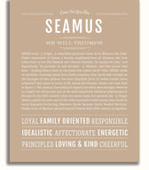 Seamus | Name Art Print – Name Stories