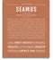 Seamus Personalized Name Meaning Art Prints – Name Stories