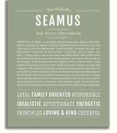 Seamus | Name Art Print – Name Stories