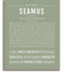 Seamus Personalized Name Meaning Art Prints – Name Stories