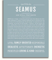 Seamus | Name Art Print – Name Stories