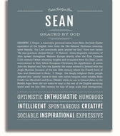 Sean | Name Art Print – Name Stories