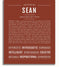 Sean | Name Art Print – Name Stories