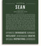 Sean | Name Art Print – Name Stories