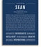 Sean | Name Art Print – Name Stories