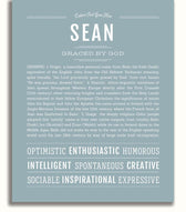 Sean | Name Art Print – Name Stories