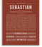 Sebastian | Name Art Print – Name Stories
