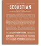Sebastian | Name Art Print – Name Stories