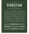 Sebastian | Name Art Print – Name Stories