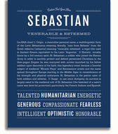 Sebastian | Name Art Print – Name Stories