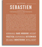 Sebastien | Name Art Print – Name Stories