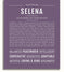 Selena | Name Art Print – Name Stories