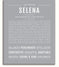Selena | Name Art Print – Name Stories