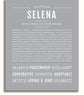 Selena | Name Art Print – Name Stories