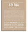 Selena | Name Art Print – Name Stories