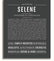 Selene | Name Art Print – Name Stories