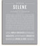 Selene Personalized Name Meaning Art Prints – Name Stories