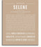 Selene Personalized Name Meaning Art Prints – Name Stories