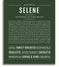 Selene Personalized Name Meaning Art Prints – Name Stories