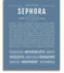 Sephora | Name Art Print – Name Stories
