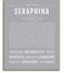 Seraphina Personalized Name Meaning Art Prints – Name Stories