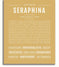 Seraphina | Name Art Print – Name Stories