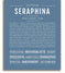 Seraphina | Name Art Print – Name Stories