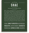 Shae | Name Art Print – Name Stories