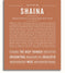 Shaina | Name Art Print – Name Stories