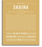 Shaina | Name Art Print – Name Stories