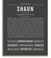 Shaun | Name Art Print – Name Stories