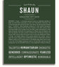 Shaun | Name Art Print – Name Stories