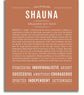 Shauna | Name Art Print – Name Stories