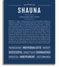 Shauna Personalized Name Meaning Art Prints – Name Stories