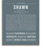 Shawn | Name Art Print – Name Stories