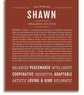 Shawn Personalized Name Meaning Art Prints – Name Stories