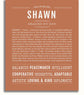 Shawn | Name Art Print – Name Stories